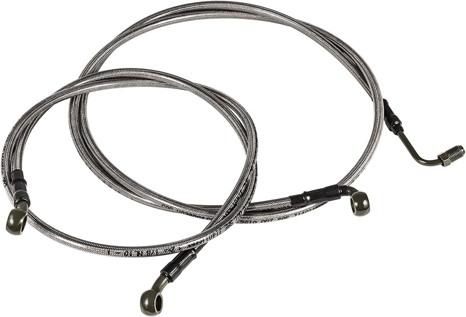 1068 Extended Front/Rear Brake Lines For Polaris RZR 800/S 800/4 800/XP ...