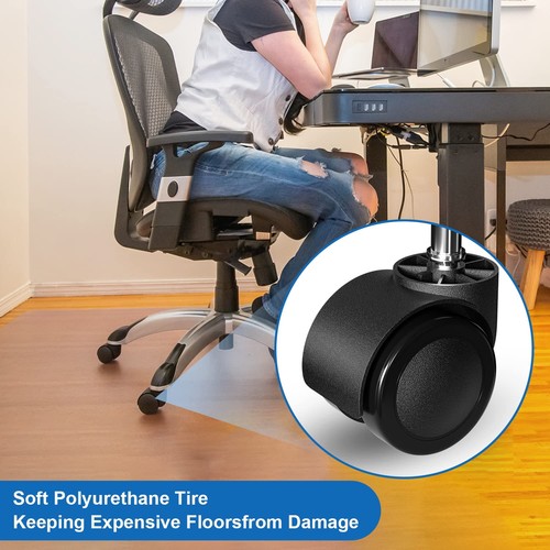 Office Chair Wheels Replacement 5 Pcs 2 Inch Office Chair Casters Heavy ...