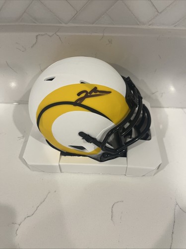 JARED VERSE SIGNED AUTOGRAPH LOS ANGELES RAMS LUNAR ECLIPSE MINI HELMET ...