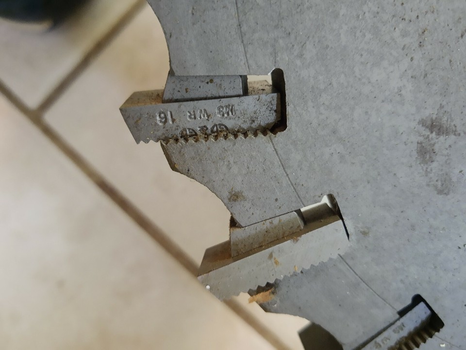 Goddard Heavy Duty Indexable Slot Mill Cutter Staggered 8" x 3/4" x 1-1 ...