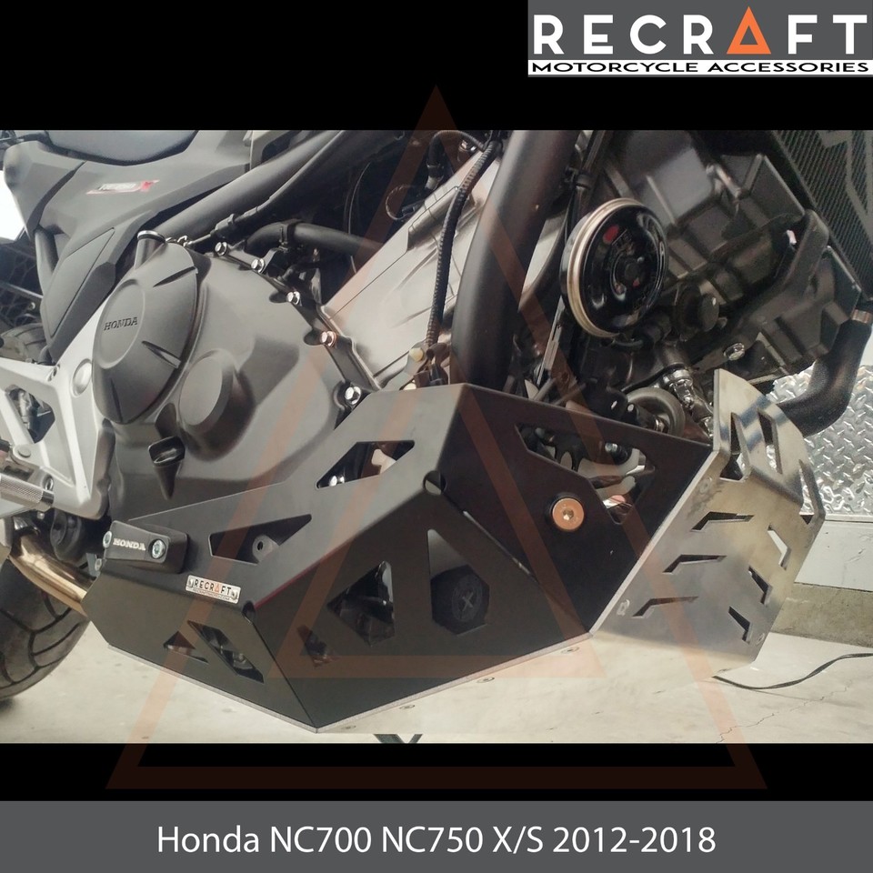 Honda NC700 NC750 X/S 2012-2024 Engine Guard Skid Plate with Sliders | eBay