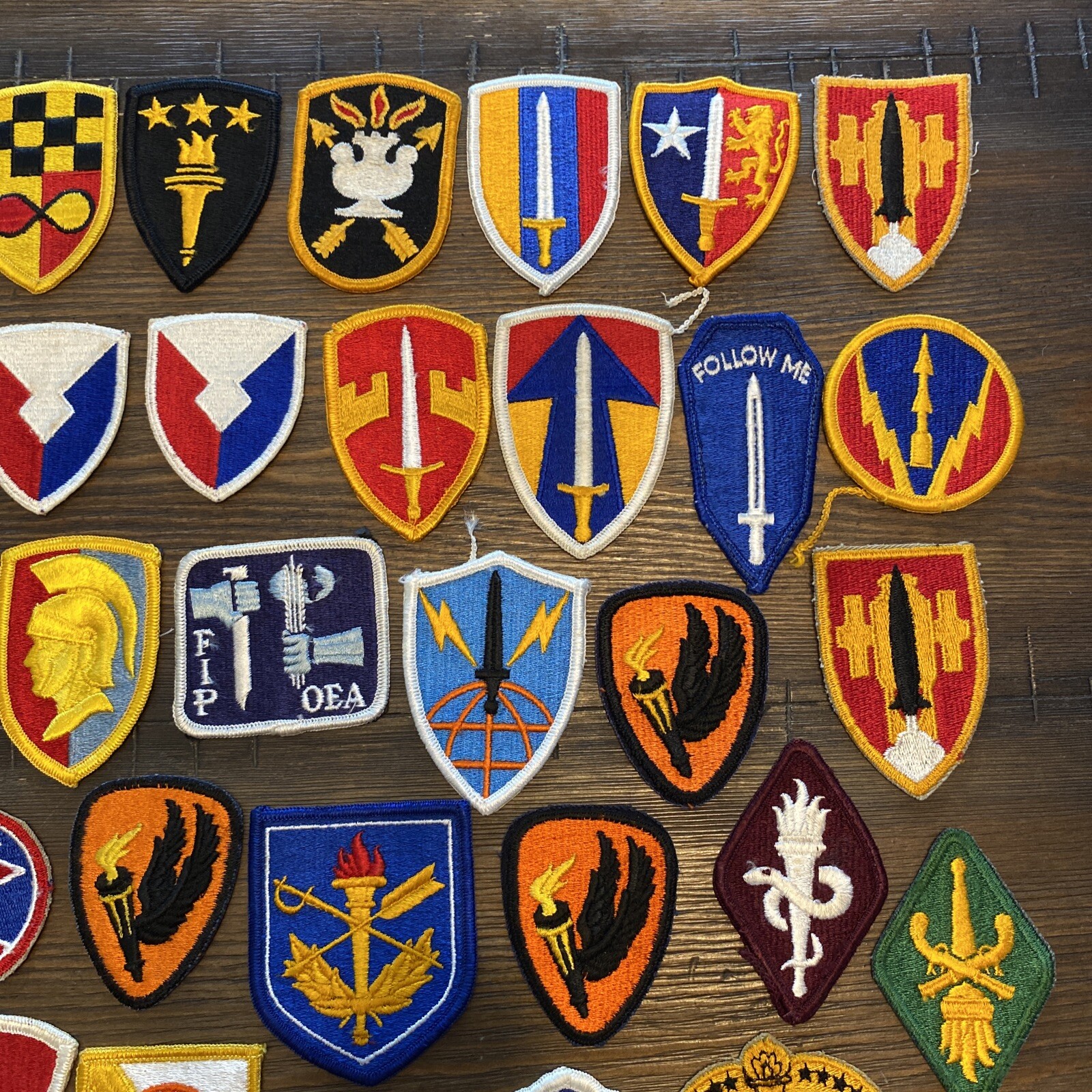 Lot 45 VTG Military Patches US Army Signal School Command Vietnam Space ...