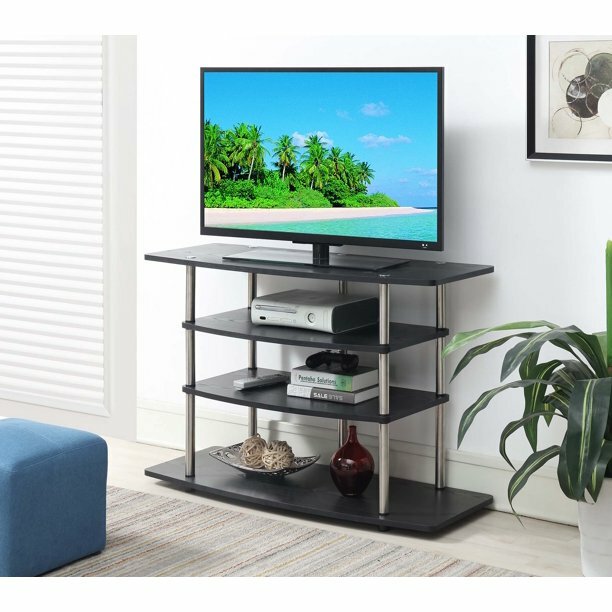 Tall Wide TV Stand Entertainment Center For 43 inch Living Room With ...