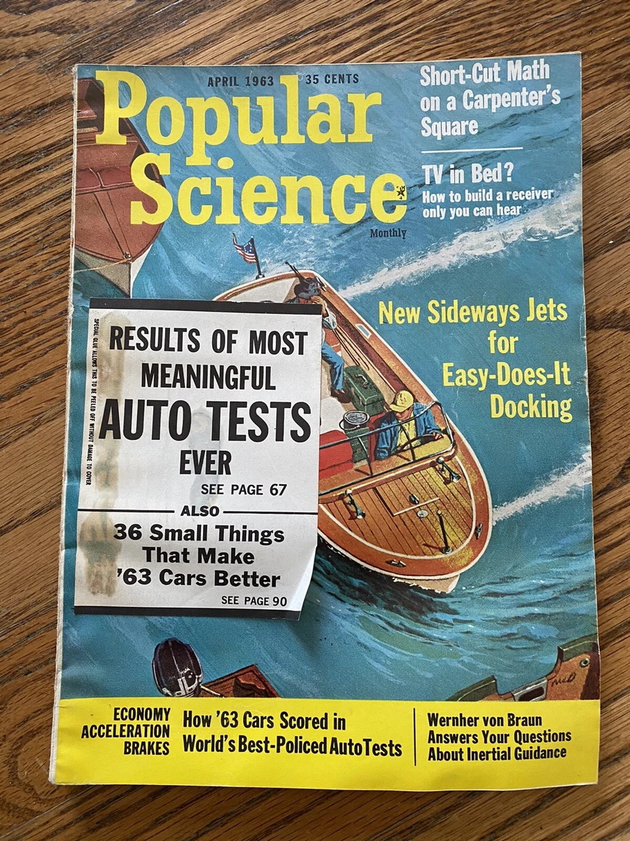 Vintage Popular Science Magazine