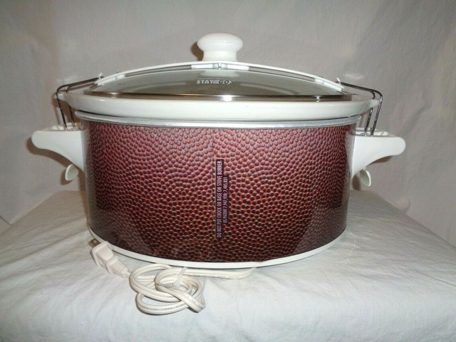 Hamilton Beach Stay or Go 6 Quart Football Slow Cooker Type Sc24 Model ...