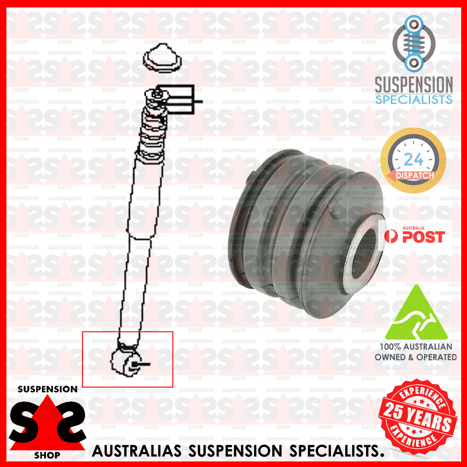 Spacer Bush, Shock Absorber Suit DACIA Duster (Hs_) 1.6 SCe 115 LPG ...