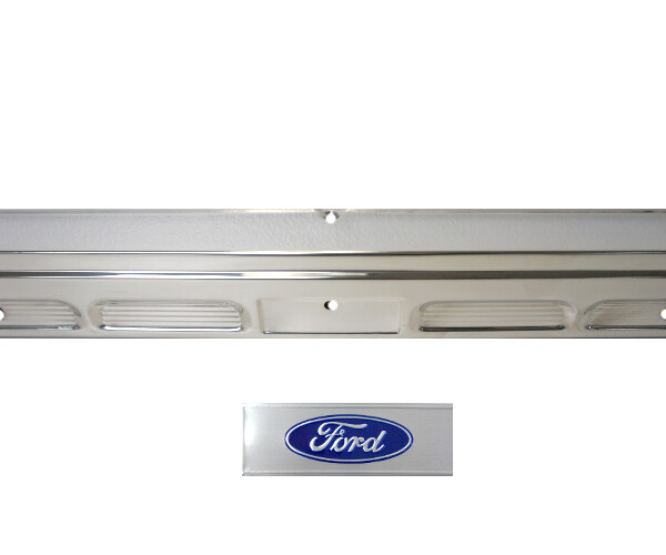 1965 66 67 68 Mustang Rocker Door Sill Scuff Plate Stainless Pair w ...