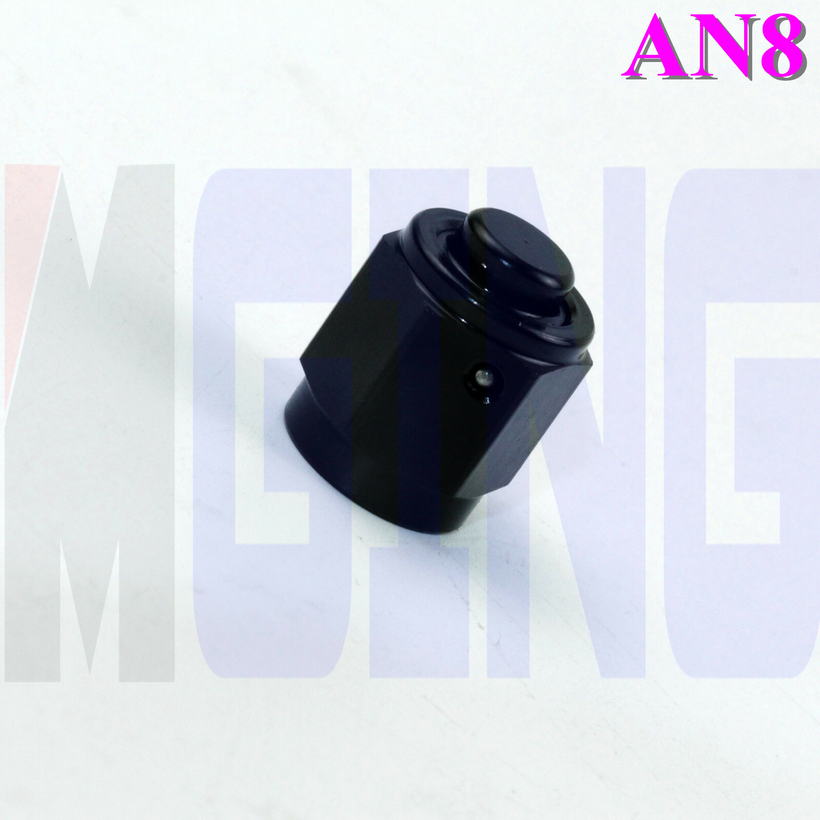 AN8 8AN 8 Aluminum Flare Cap Block Off Fitting Anodized Black | eBay
