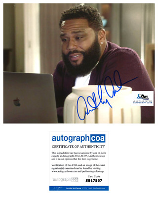 ANTHONY ANDERSON AUTOGRAPH SIGNED 8X10 PHOTO ACOA | eBay
