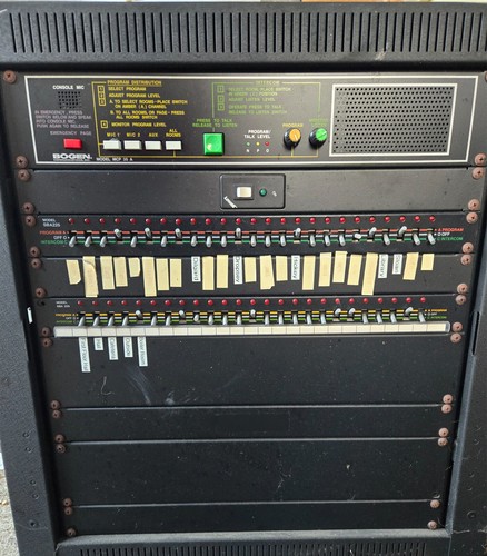 BOGEN COMMUNICATIONS MCP 35 A INTERCOM CONTROL CONSOLE PA SYSTEM For 50 ...