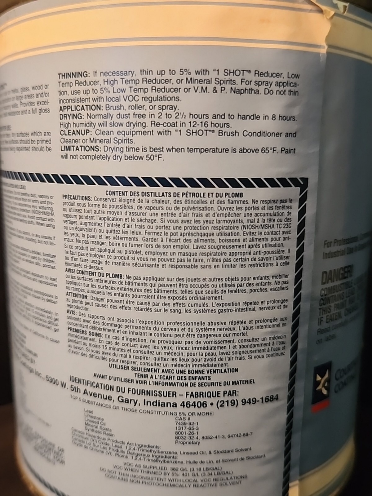 1 Shot Paint Graphic Coat Bulletin Colors 144-B MEDIUM GREEN 1 Quart QT ...