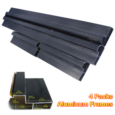 4 Pcs Aluminum Alloy LED Panel Frame for LED Sign Black Color | eBay