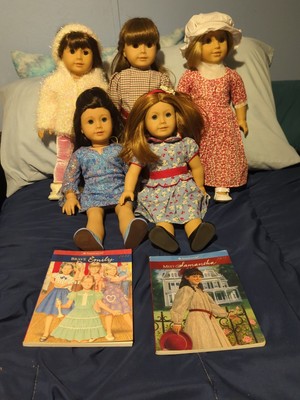 American Girl/PC LOT 5 DOLLS WITH CLOTHES. ELIZABETH,SAM,EMILY,TM. ALL ...