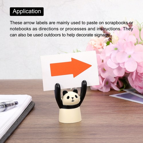 1 Roll Arrow Sticker Labels 0.6x1.2 Inch Adhesive Arrow Shape Signs ...