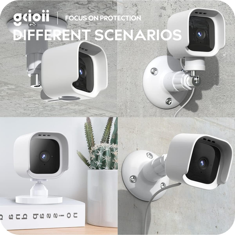 Blink Mini Wall Mount Bracket with Protective Case，Weather Proof 360 ...