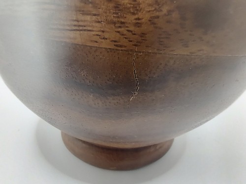 Mid Century Modern Wooden Master Salt Cellar Nut Container With Spoon ...