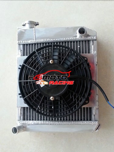 Aluminum Radiator+Shroud+Fan For Austin Rover Mini cooper MT 1959-1997 ...