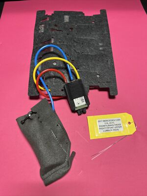 2017 Mercedes Benz C300 Right Front Seat Lumbar Pads B7 | eBay
