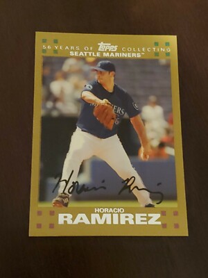 2007 Topps Gold Horacio Ramirez #549 Mariners (0048/2007) | eBay