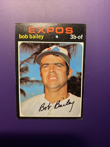 Bob Bailey 1971 #157 Topps Baseball Card - Super Nice - Excellent + | eBay