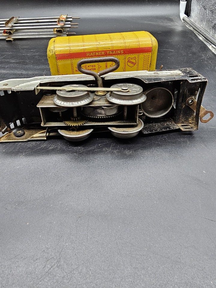 Hafner 1010 O Windup Locomotive Train Set Plus Tracks Vtg Works | eBay