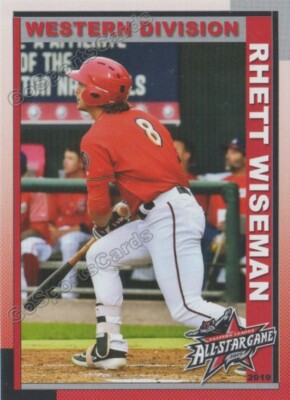 2019 Eastern League All Star West Rhett Wiseman RC Rookie Nationals ...