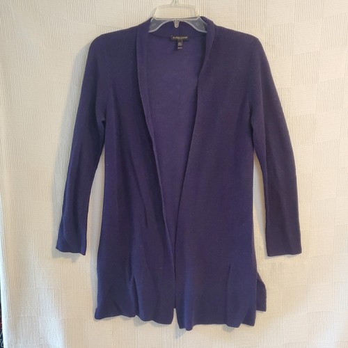 Eileen Fisher Womens Petite PP Open Cardigan Tencel Wool Lightweight ...