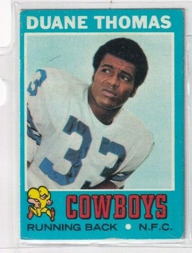 Duane Thomas 1971 Topps NFL Trading Card # 65 Cowboys | eBay