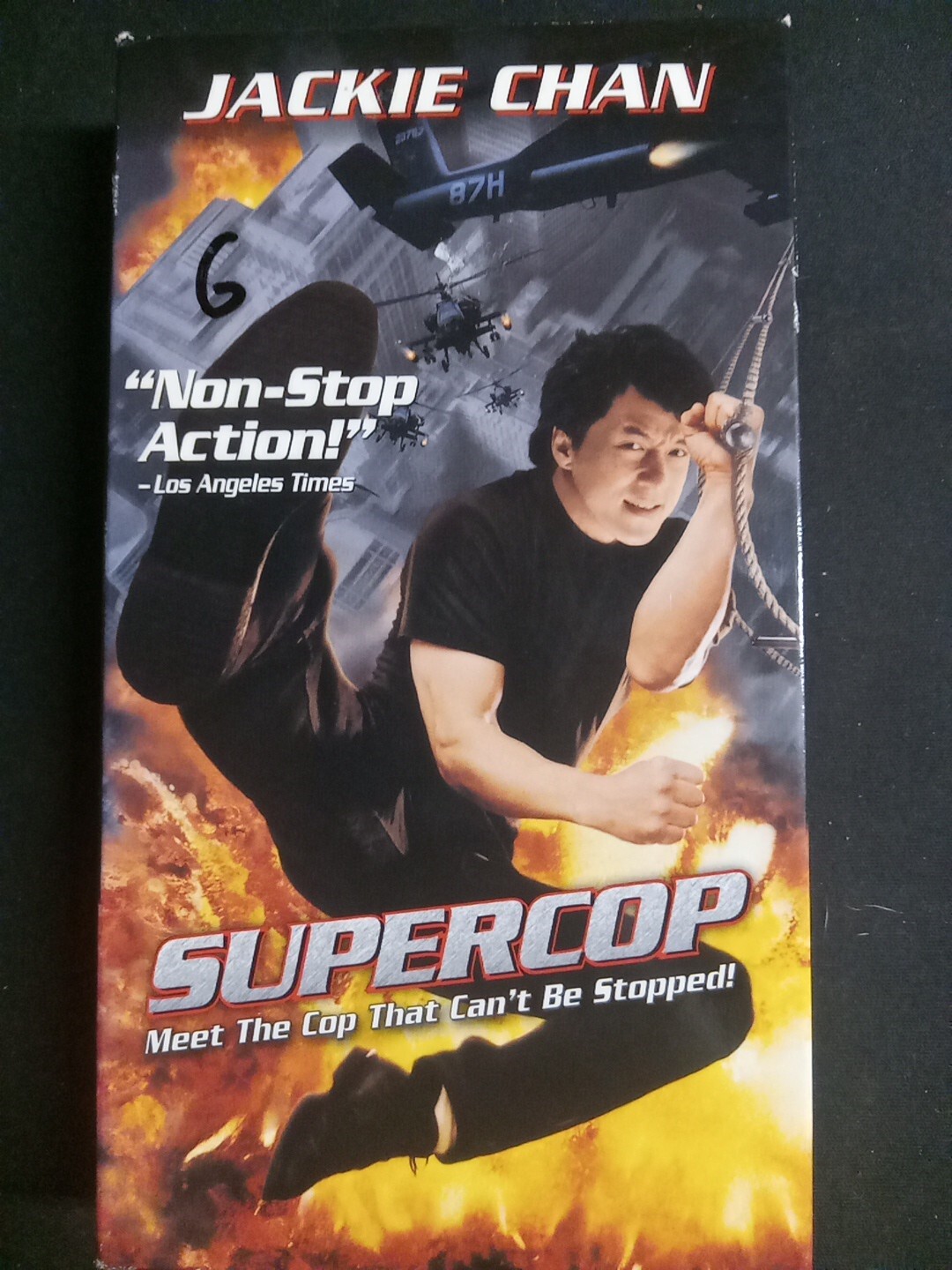 Supercop 1992 (VHS, 1997) Jackie Chan, Martial Arts Comedy Ex-Rental ...