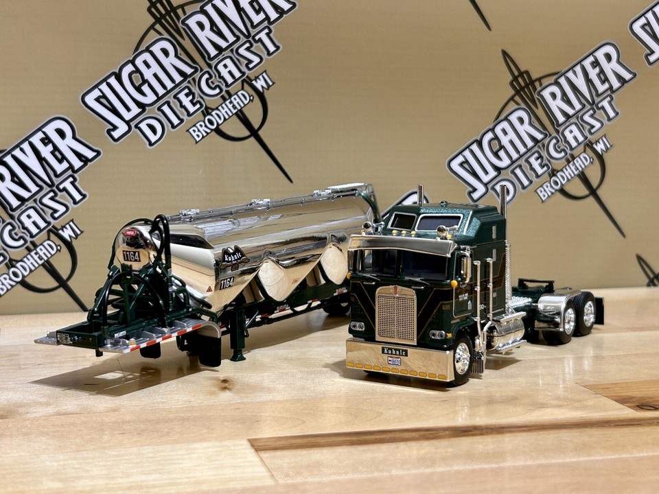 DCP 1/64 Big Rigs #11 Kenworth K100 Kuhnle brothers tanker Semi Truck ...