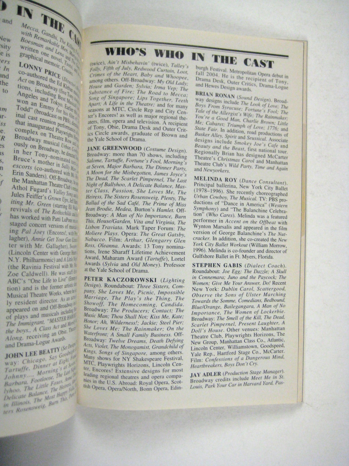 Master Harold the Boys Playbill 2003 Royale Theatre Danny Glover ...