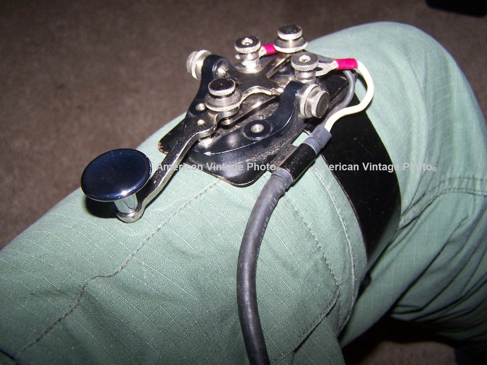 Military J37 Telegraph Key KY116/U Harris J45 Knee Mount HAM U229 Audio ...