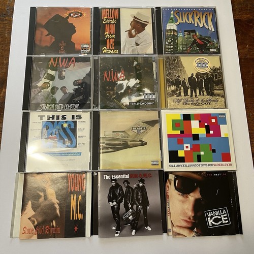 90’s Hip Hop Rap CD LOT Mellow Man Ace Puff Daddy NWA Beastie Boys Run ...