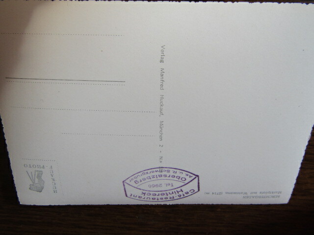 Cafe Restaurant Hintereck German Postcard | eBay