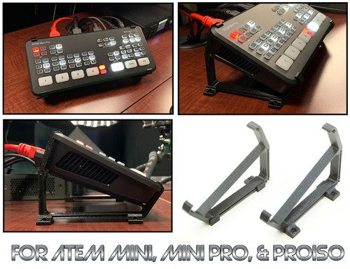 V2 Angled Stand & Mount for Blackmagic ATEM Mini, Mini Pro, and ProISO ...