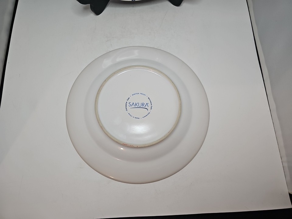 4 Sakura Winter Frost 8 1/4" Salad / Dessert plates | eBay