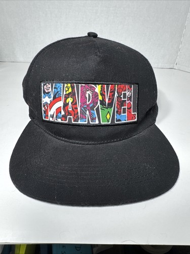 Marvel Universe Hat Black Snapback Cap Under Brim Print Super Heroes | eBay