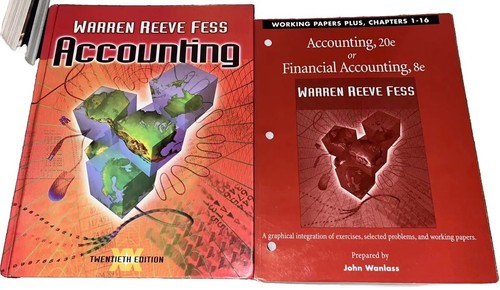 Accounting by James M. Reeve, Carl S. Warren and Philip E. Fess (2001 ...