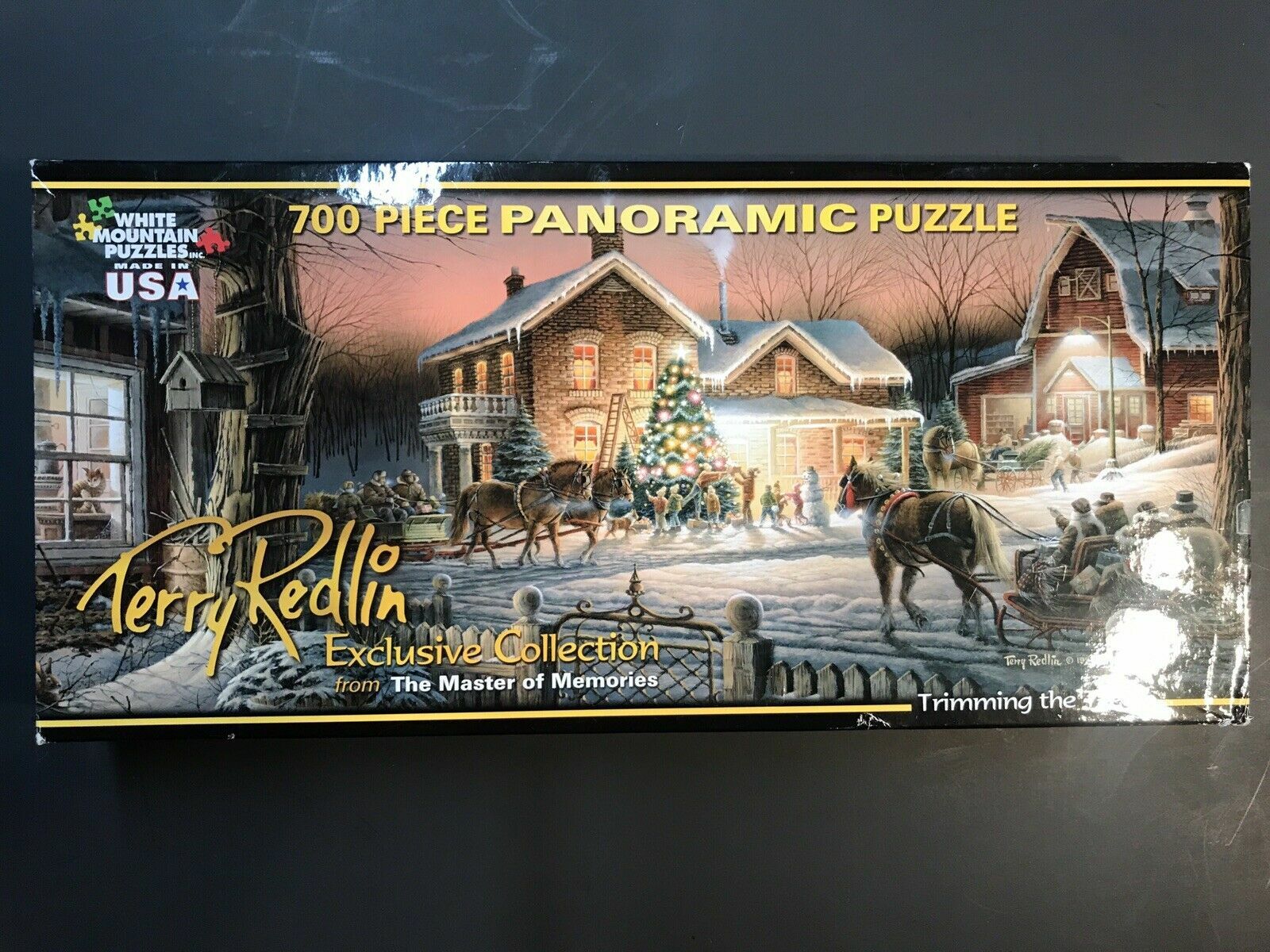 Terry Redlin Exclusive Collection 700 Piece Panoramic Puzzle Trimming ...