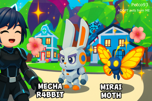 Adopt Mecha R4BBIT - Mirai Moth | ADOPT from ME | Adopt Pets 🟢 ONLINE 🟢 ...