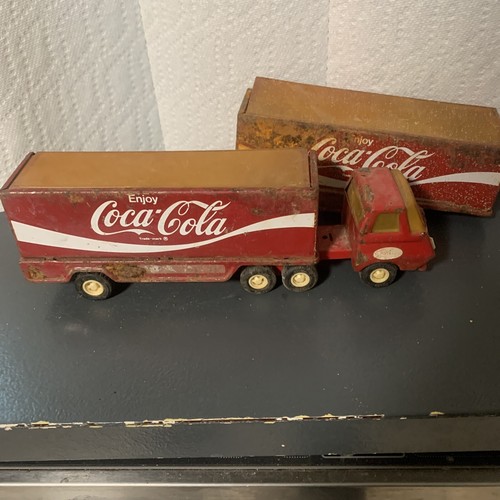 VINTAGE BUDDY L COKE COCA COLA DELIVERY TRUCK TOY JAPAN COLLECTIBLE M ...