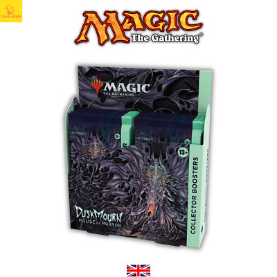 MTG Duskmourn House of Horror Collector Booster Box New English Sealed ...