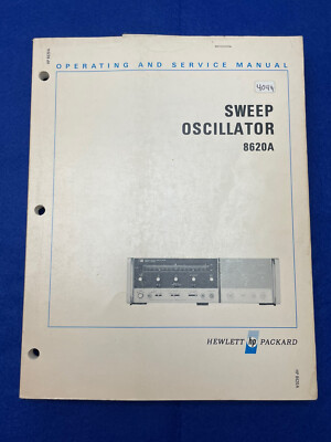 Manuals & Books - Sweep Oscillator
