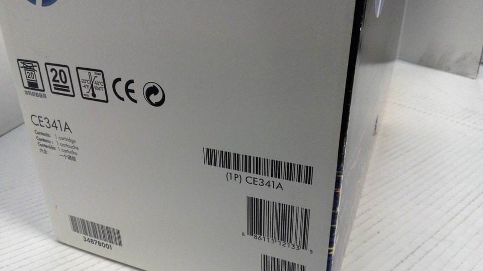 Sealed HP 651A Laserjet Cyan CE341A Toner Cartridge | eBay