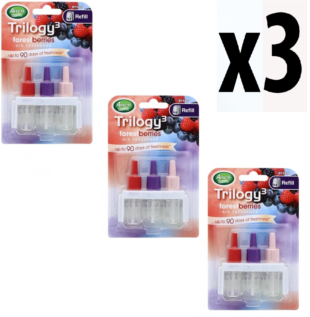 3Pks X 3Volution Plug In Refills Ambi Pur Machine Compatible Air ...