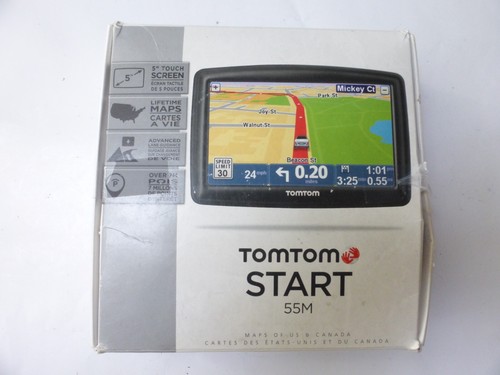 TOMTOM START 55M USA/Canada Lifetime Maps IQ Routes 5" Touch Screen GPS ...