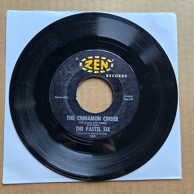 THE PASTEL SIX The Cinnamon Cinder 45 7" POP ROCK Record Vinyl Records ...
