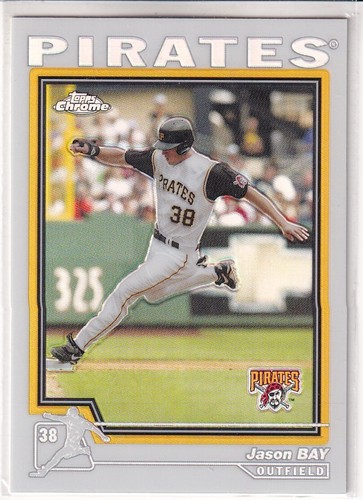 2008 TOPPS CHROME JASON BAY REFRACTOR PARALLEL #411 | eBay