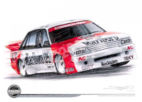Racing Legends 1984 PETER BROCK 05 VK COMMODORE BATHURST WINNER A1 ...