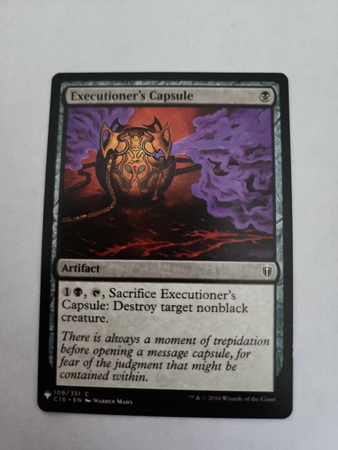 MTG Executioner's Capsule Mystery Booster - Commander 2016 109/351 ...